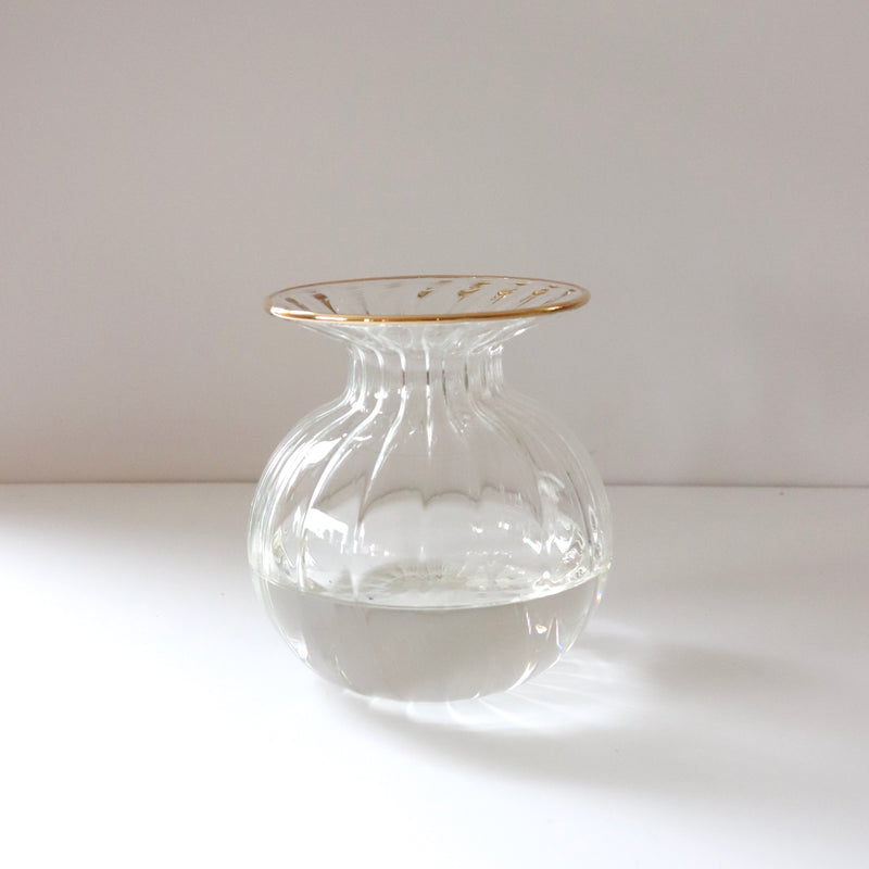 Luna Vase - Gold Rim – ibbi direct