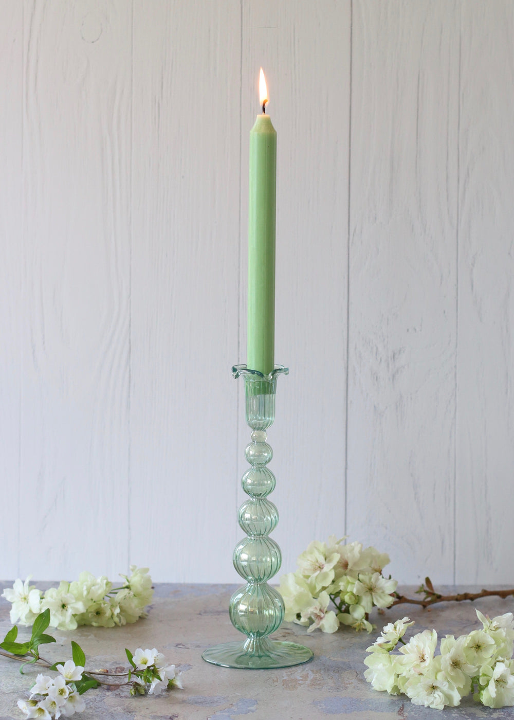 Glass Candlesticks